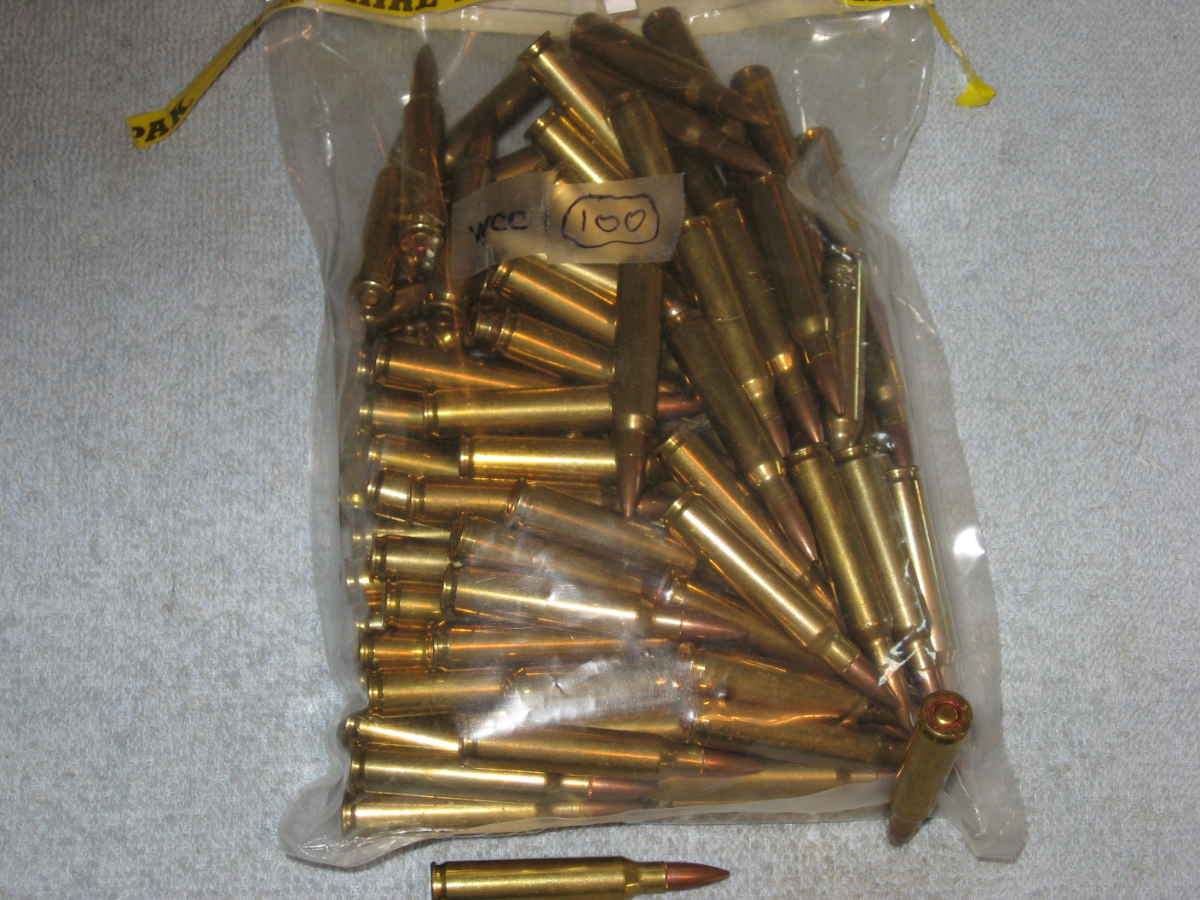 Western Cartridge Co. Wcc 94 (100 Rounds) Usgi M193 5.56mm Nato For ...