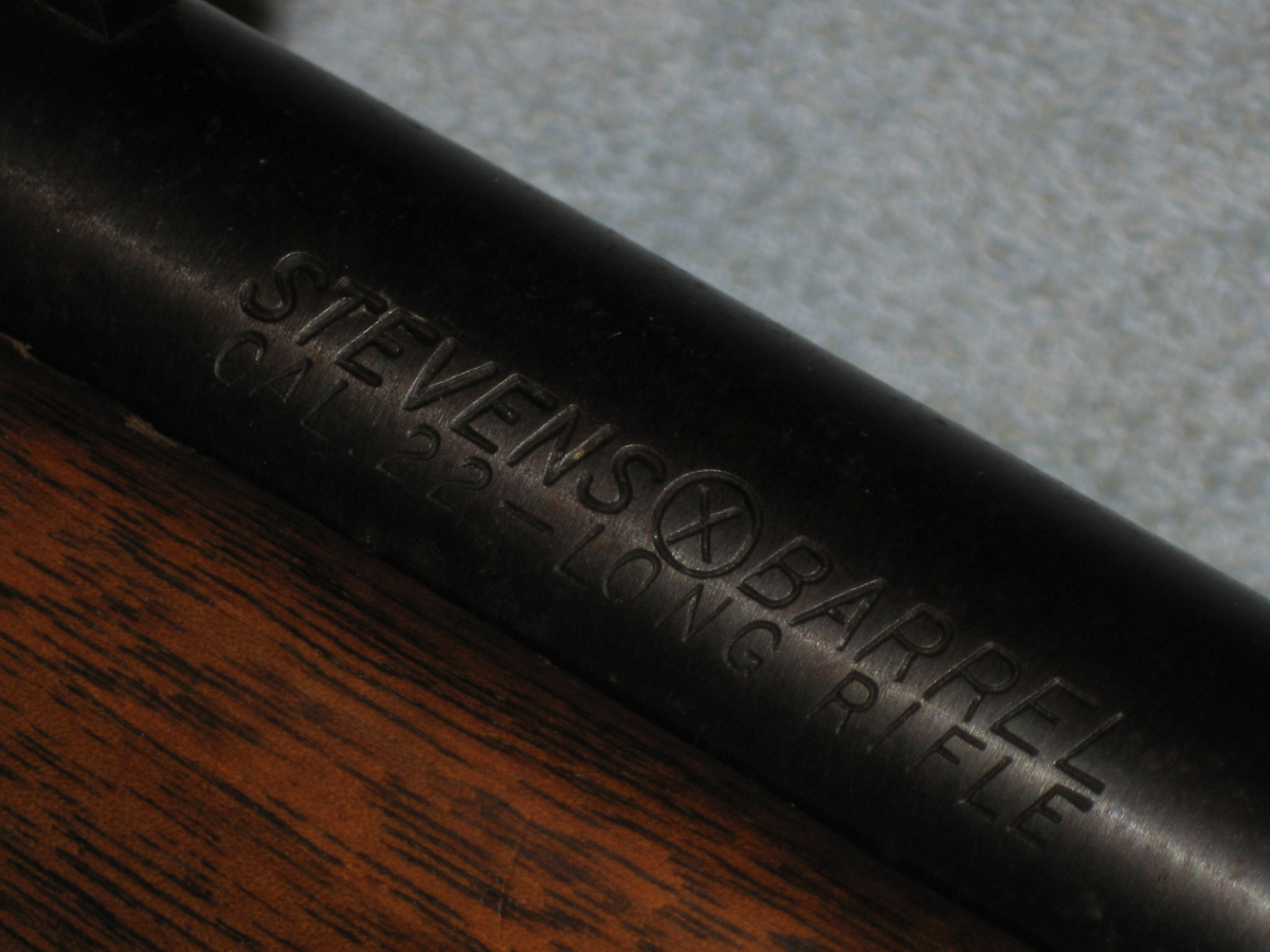 Stevens MODEL 416 TARGET RIFLE PRE-WAR "TACK DRIVER" W/"X" MARKED ...