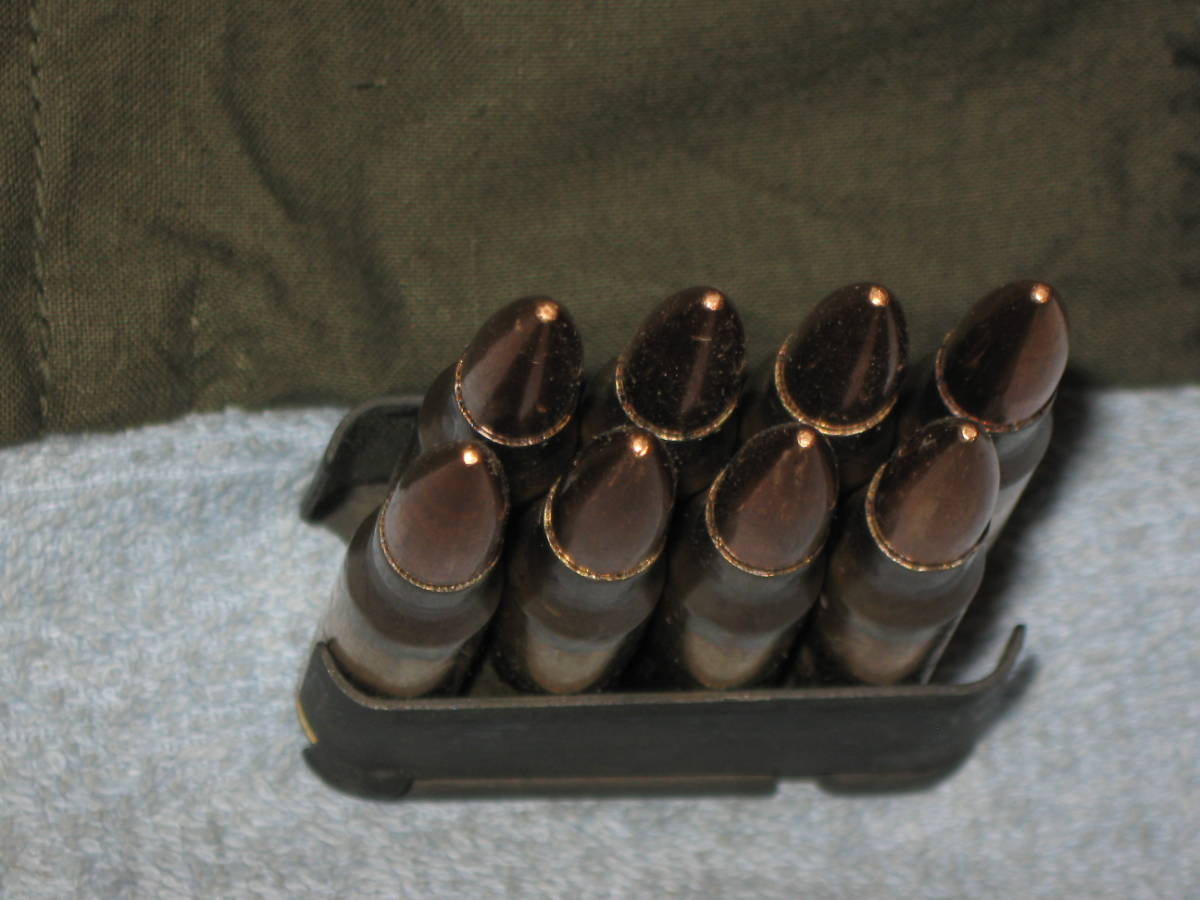 Lake City LC 69 BANDOLEER OF VIET-NAM ERA IN ENBLOC CLIPS (48 ROUNDS ...