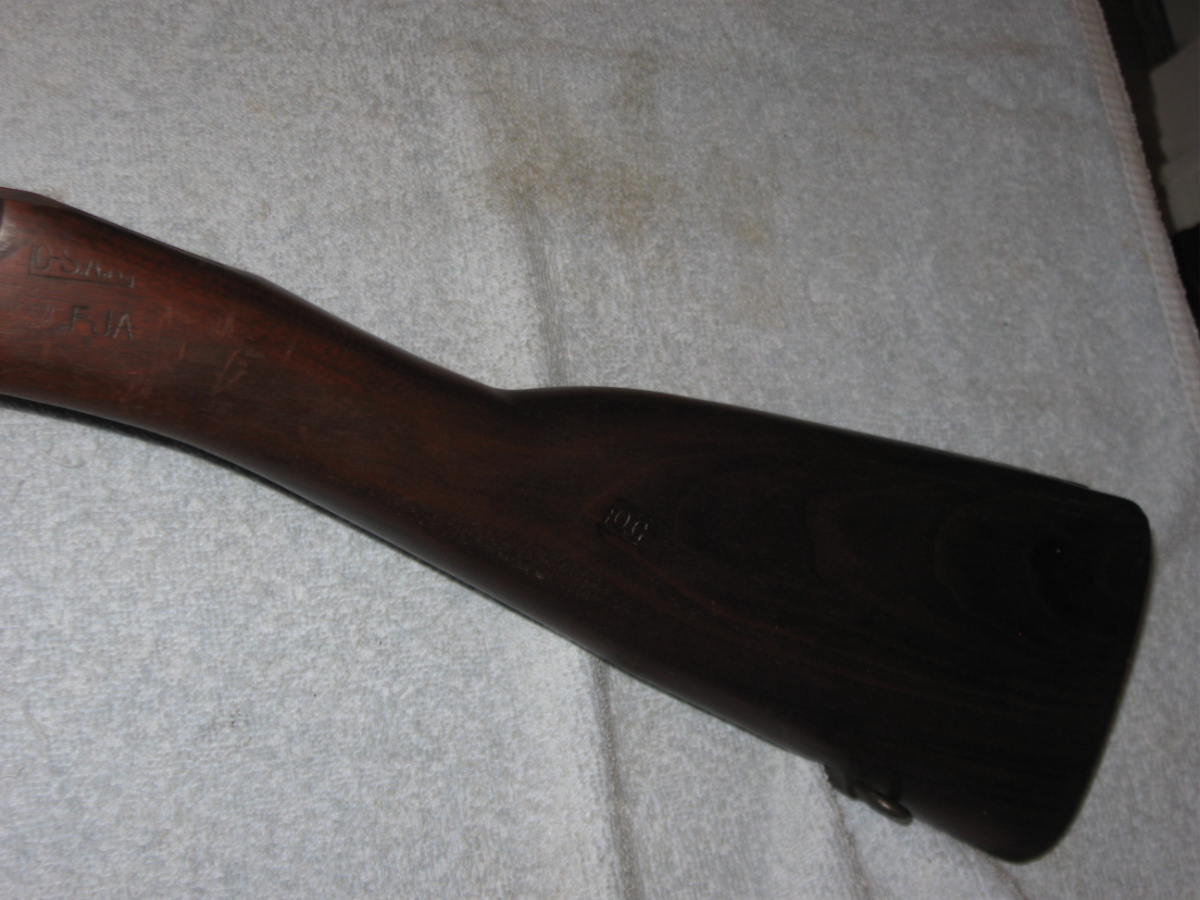 Remington WWII MODEL 1903A3 RIFLE STOCK COMPLETE W/ UPPER HANDGUARD AND ...