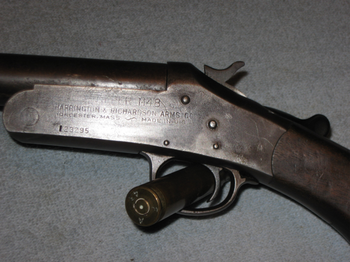 Harrington & Richardson Topper M48 Single Shot Shotgun 12 Gauge Choke ...
