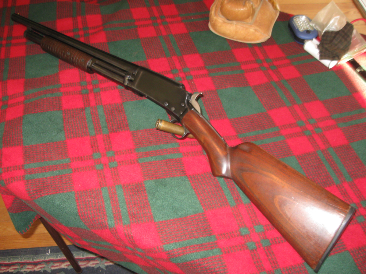 Marlin Fire-Arms Co. Model No. 19 Mfg. 1906 12 Gauge Pump Riot Gun 19 ...