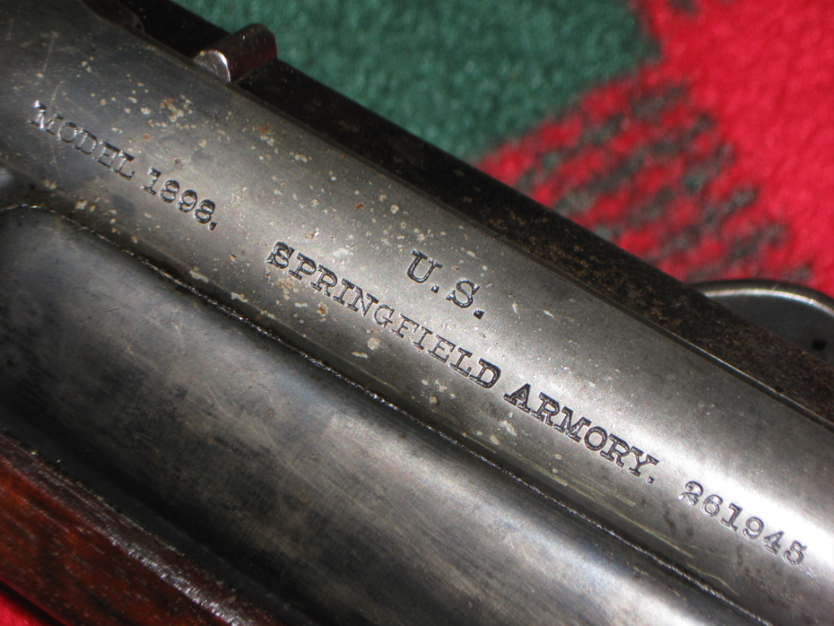 U.S. Springfield Armory Model 1898 Rifle Manufactured 1900 (Scarce) 30 ...