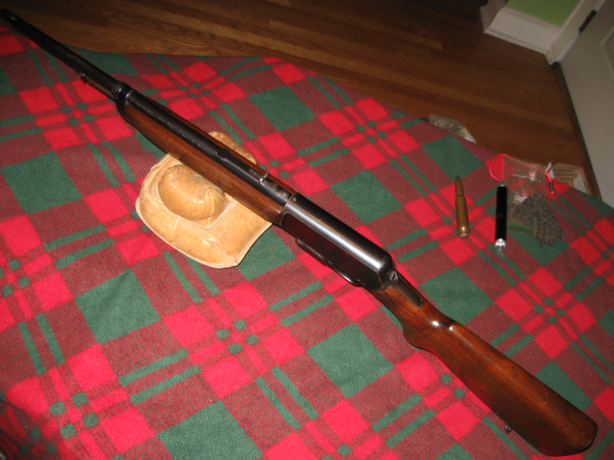 Winchester MODEL 07 SELF LOADING P&P (POLICE & PRISON) MFG. 1952 .351 ...