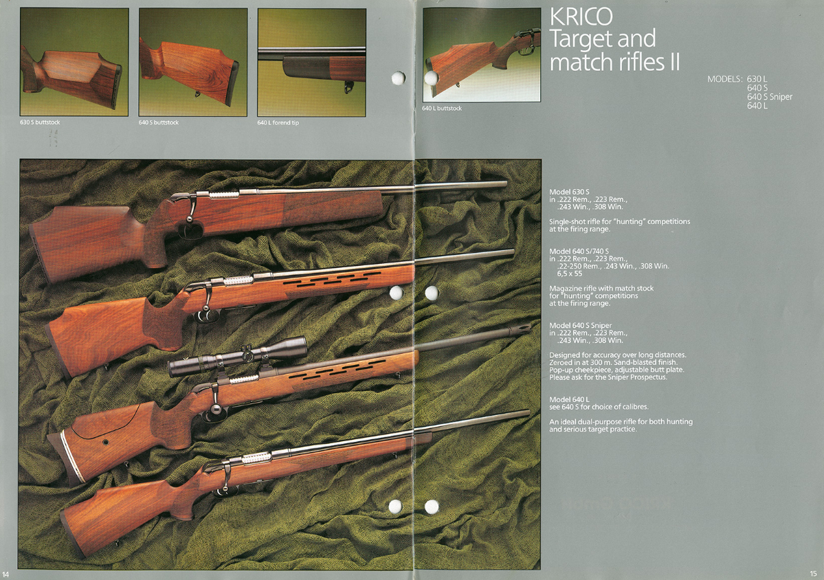 Krico 630S 308 German Match Target Rifle New Old Stock .308 Win ...