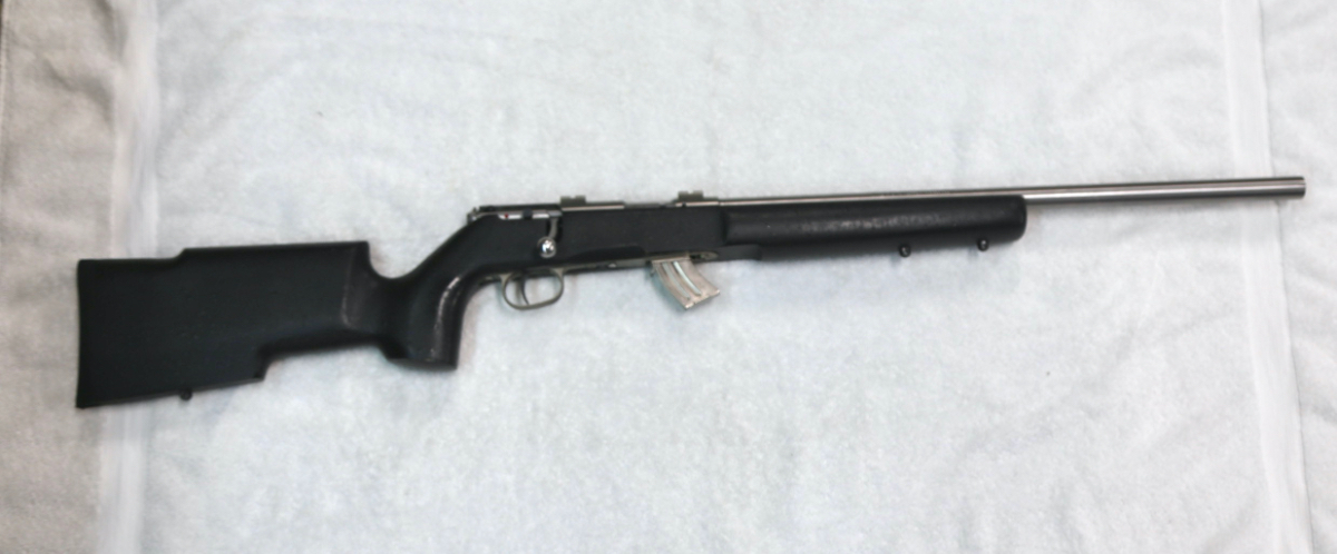 Savage MK II Stainless steel bull barrel, target rifle