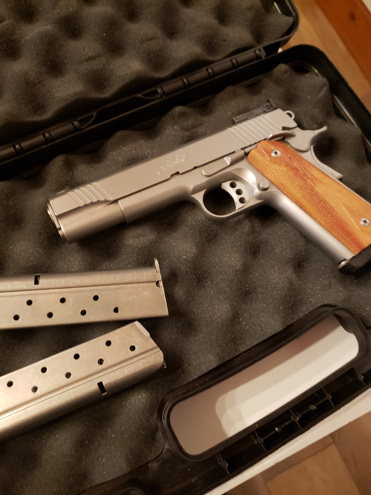 Kimber Target Ii 10mm Stainless In Box Just Like New 10mm For Sale at ...