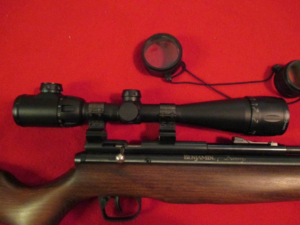 Benjamin Discovery Pcp 22 Cal Pellet Rifle With Center Point 4x16 Scope ...