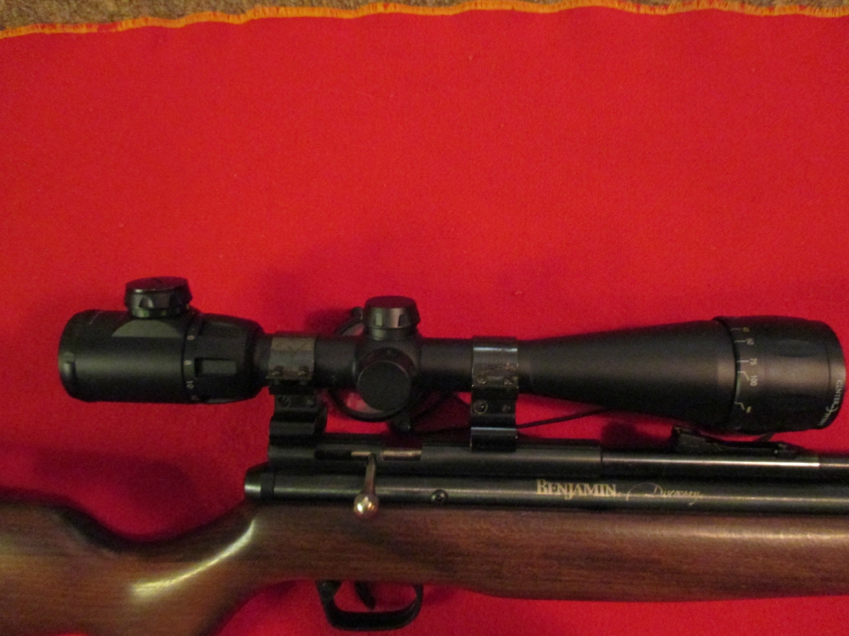 Benjamin Discovery Pcp 22 Cal Pellet Rifle With Center Point 4x16 Scope ...