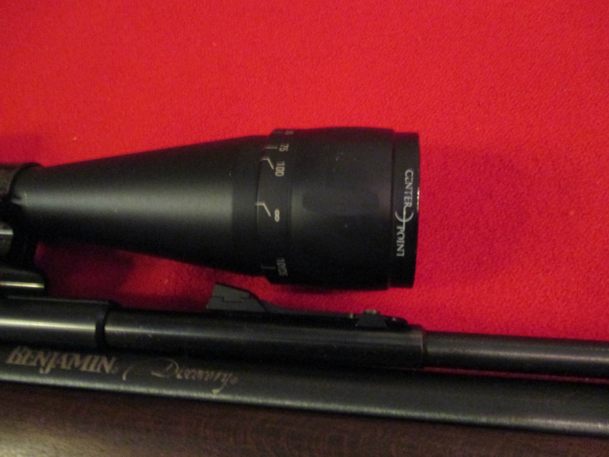 Benjamin Discovery Pcp 22 Cal Pellet Rifle With Center Point 4x16 Scope ...