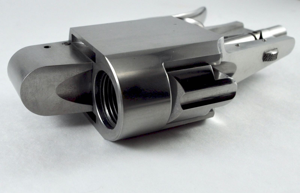 Hagn Falling Block Single Shot Medium Rifle Action In The White W. Set ...