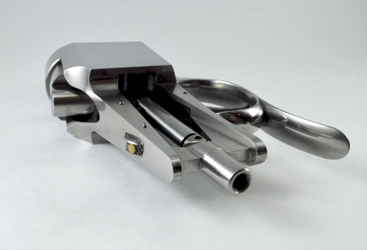 Hagn Falling Block Single Shot Medium Rifle Action In The White W. Set ...