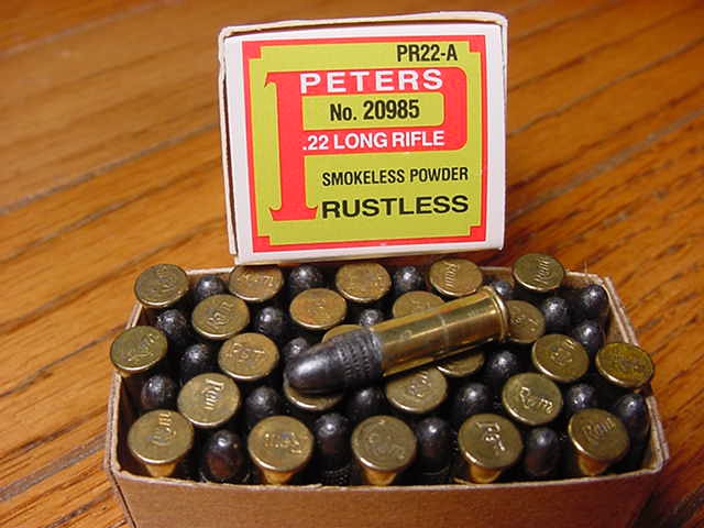 Box Of Peters Rustless .22 Lr Lead Solid Point .22 Lr For Sale at ...