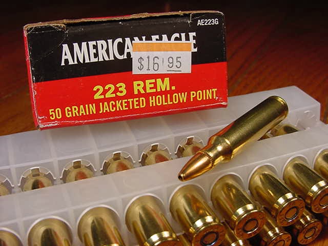 Box Of American Eagle .223 Rem. Jacketed Hollow Point .223 Rem. For ...