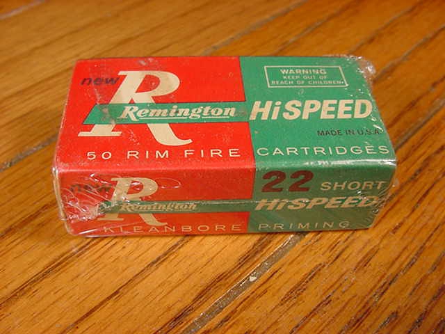 Box Of Remington Hi-Speed .22 Short Plated Solid Point .22 Short For ...