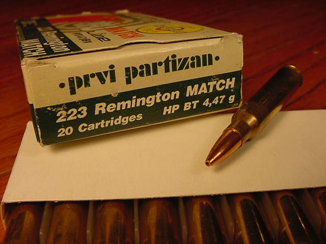 Box Ppu Match .223 Rem. Jacketed Boat-Tail Hollow Point .223 Rem. For ...