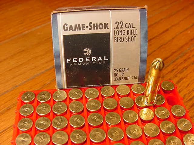 Box Of Federal Game-Shok .22 Long Rifle Bird Shot Cartridges .22 Lr For ...