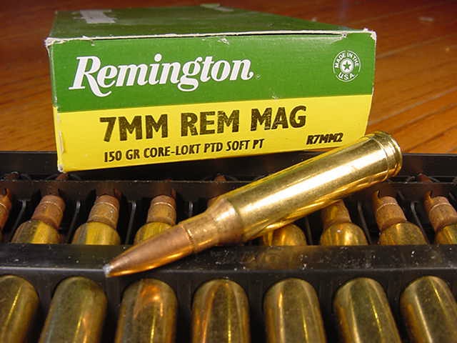 Box Of Remington 7mm Rem. Magnum Semi-Jacketed Soft Point 7mm Rem. Mag ...
