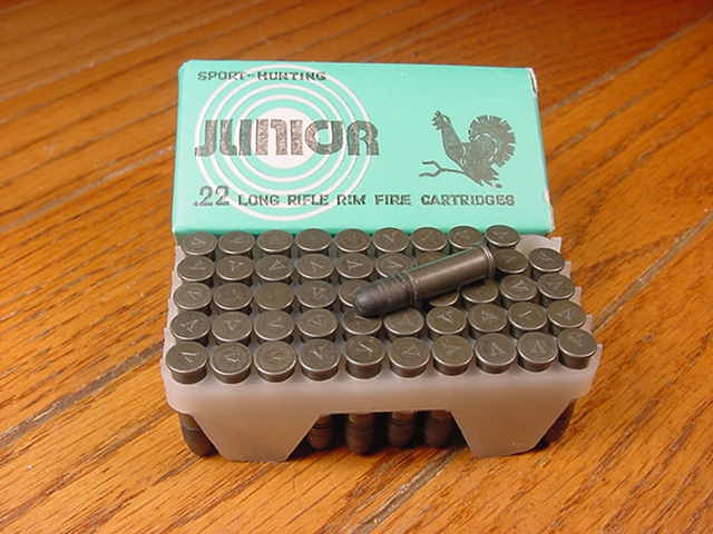 Box Of Klimovsk Junior .22 Long Rifle Lead Solid Point .22 Lr For Sale ...