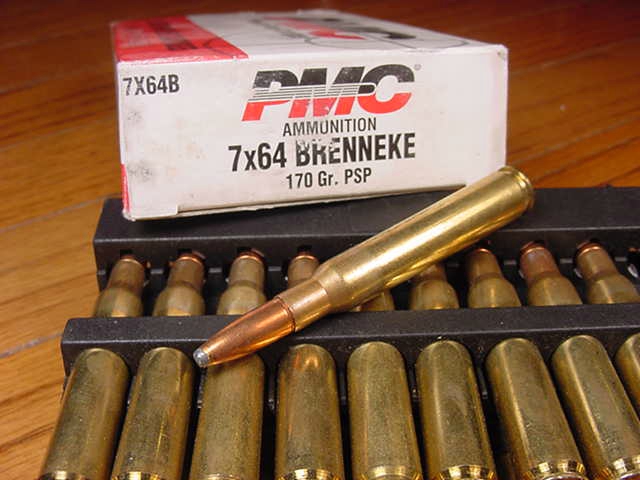 Box Of Pmc 7x64 Brenneke Semi-Jacketed Pointed Soft Point .64 Caliber ...