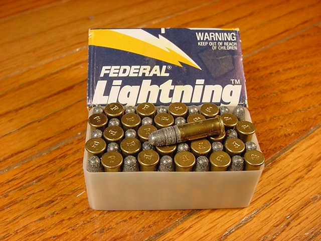 Box Of Federal Lightning .22 Long Rifle Lead Solid Point .22 Lr For ...