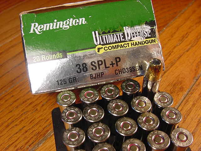 Box Of Remington Ultimate Defense Compact Handgun .38+P Special ...