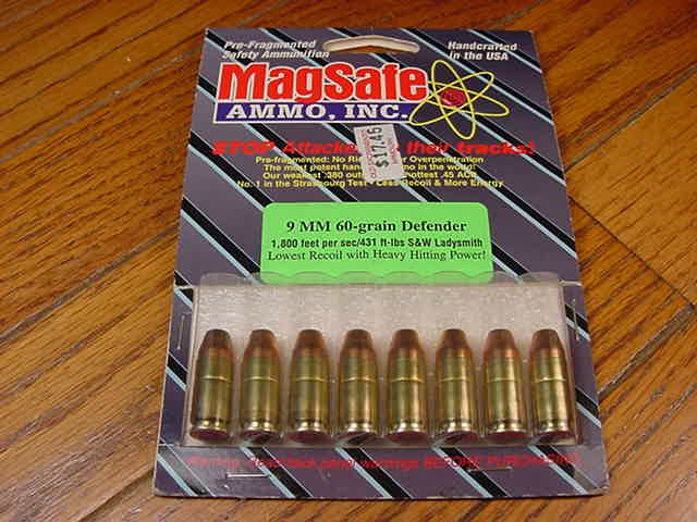 Package Of Magsafe 9mm Luger Defender Jacketed Hollow Point 9mm Luger ...