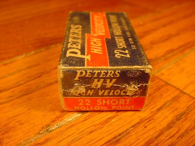 Box of Peters HV Rustless .22 Short Hollow Point .22 Short 16861891 ...