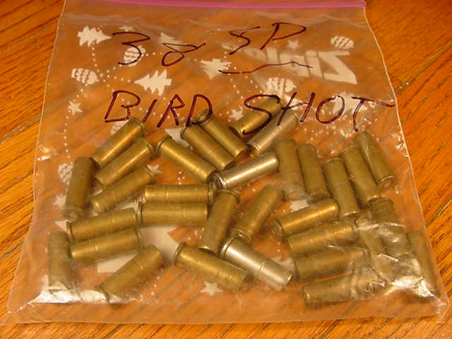 32 Rounds Of Reloaded .38 Special Bird Shot .38 Special For Sale at ...