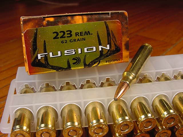 Box Of Federal Fusion .223 Rem. Semi-Jacketed Pointed Soft Point .223 Rem. For Sale at ...