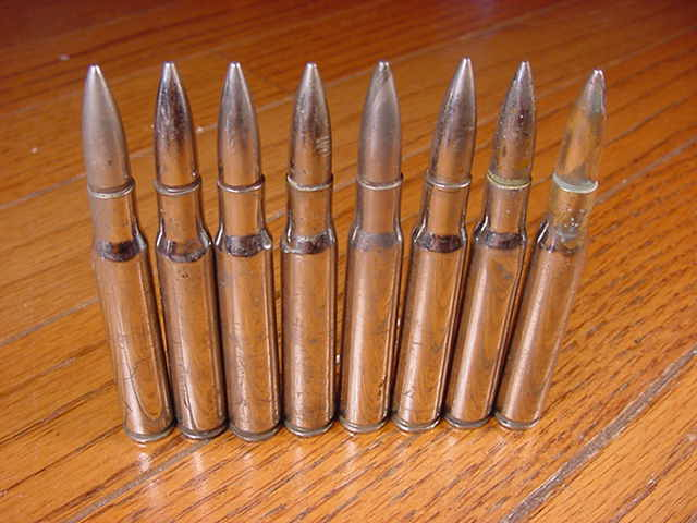 8 Chrome Plated .30-06 Dummy/Drill Rounds .30-06 Springfield For Sale ...