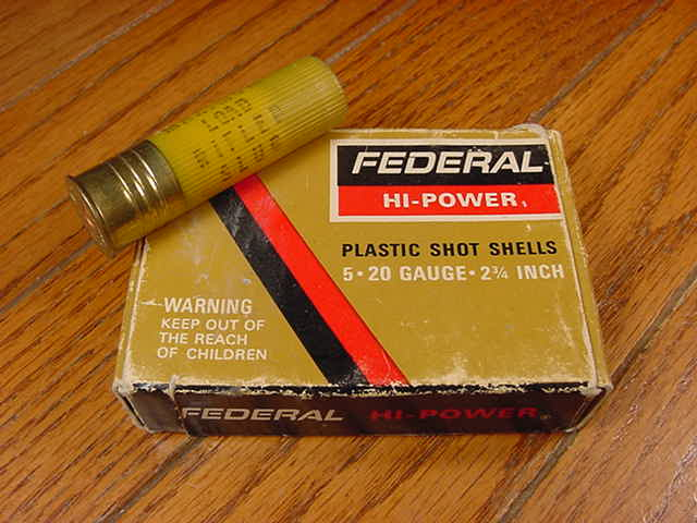 Box Of Federal Hi-Power 20 Gauge Rifled Slugs 20 Ga For Sale at ...
