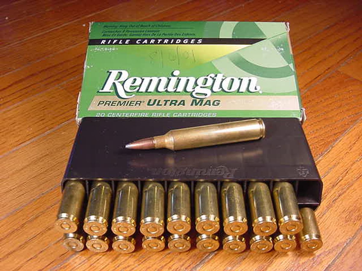 Box Of Remington Premier 7mm Rem. Ultra Magnum Nosler Partition Semi ...