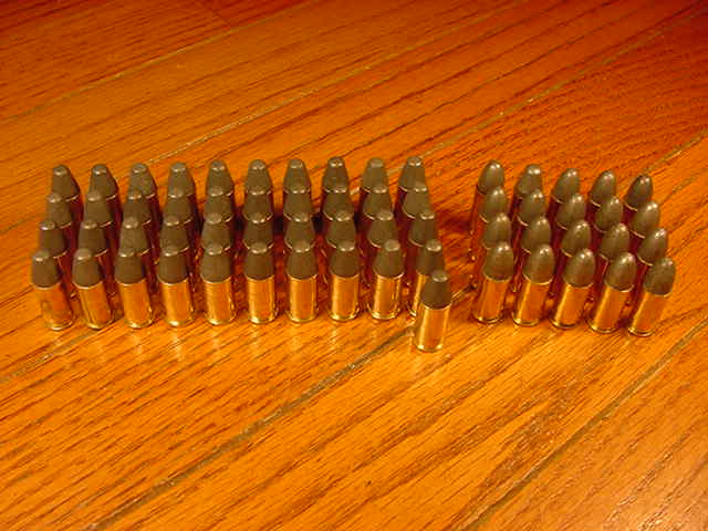 61 Rounds Of Reloaded 9mm Luger Lead Round Nose & Truncated Cone 9mm ...