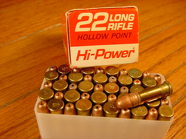 Box Of Federal Hi-Power .22 Long Rifle Plated Hollow Point .22 Lr For ...