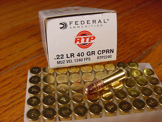 Pictures: Box of Federal Range/Target/Practice .22 Long Rifle Plated ...
