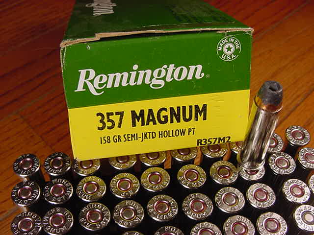 Box Of Remington .357 Magnum Semi-Jacketed Hollow Point .357 Magnum For ...