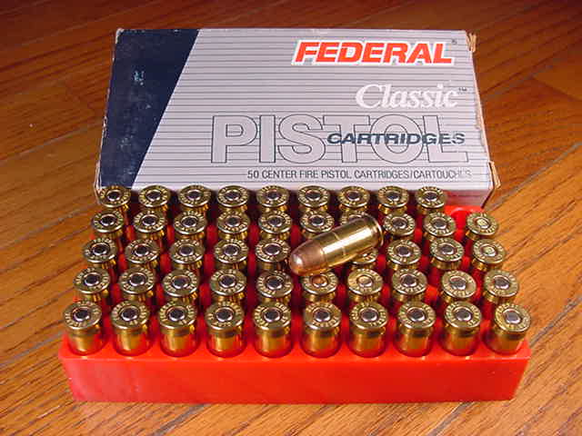 Box Of Federal Classic Match .45 Auto. Full Metal Jacket .45 Acp For ...