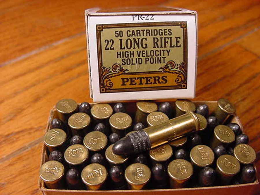 Pictures: Peters Cartridge Company Box of Peters Flying Duck .22 Long ...