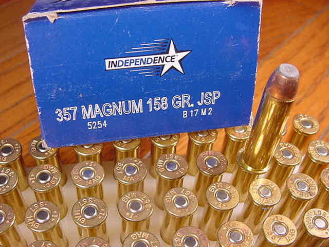 Box Of Independence .357 Magnum Semi-Jacketed Soft Point .357 Magnum ...