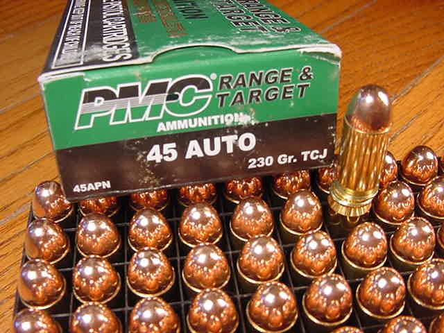Box Of Pmc Range & Target .45 Auto. Full Metal Jacket .45 Acp For Sale ...