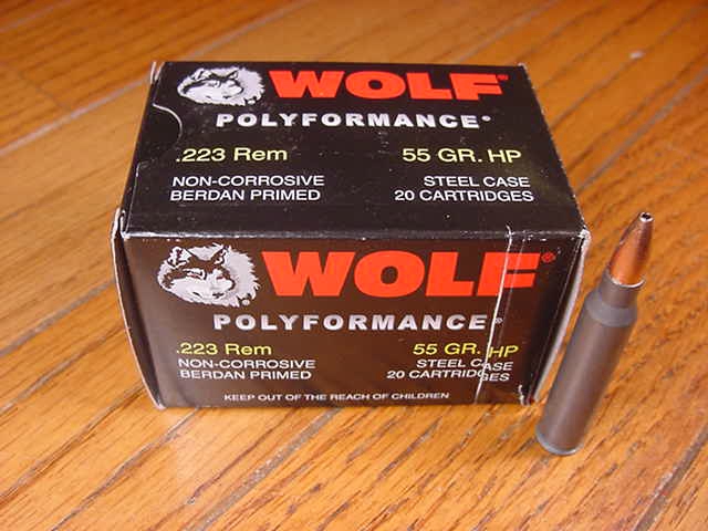 Box Of Wolf Polyformance .223 Rem. Jacketed Hollow Point .223 Rem. For ...
