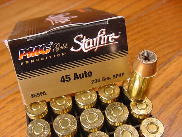Box Of Pmc Gold Starfire .45 Auto. Jacketed Hollow Point .45 Acp For ...