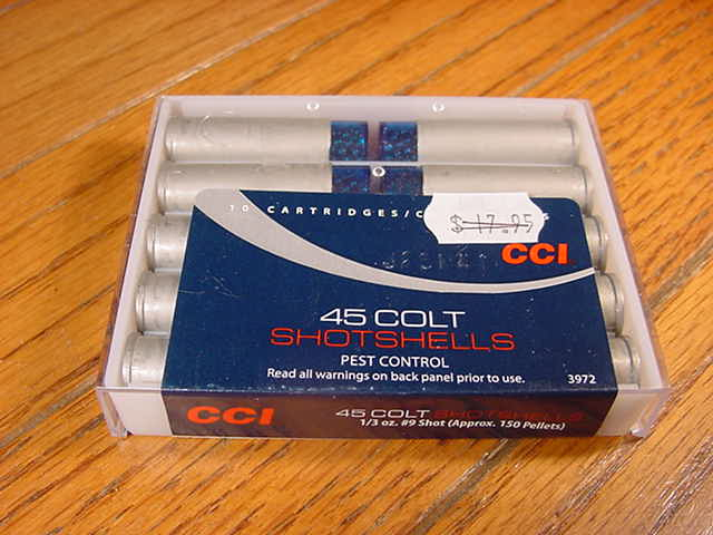 Package Of Cci .45 Colt Shotshell Cartridges .45 Long Colt For Sale at ...