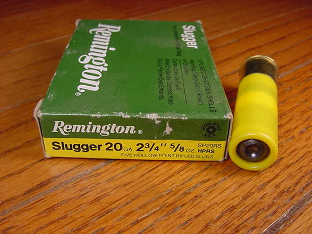 Box of Remington Slugger 20 Gauge Hollow Point Rifled Slugs 17121047 ...