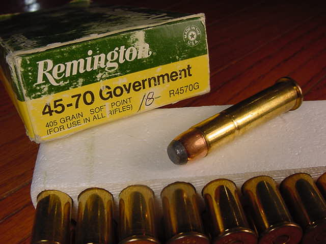 Box of Remington Express .45-70 Goverment Semi-Jacketed Soft Point .45 ...