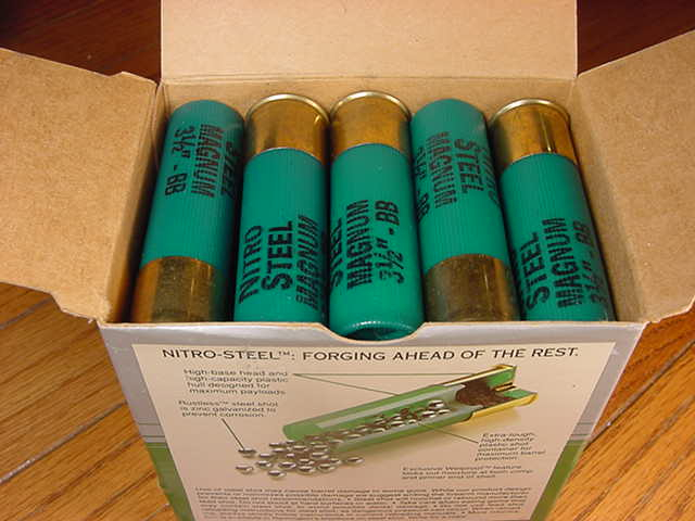 Box of Remington Nitro Steel Magnum 10 Gauge 3 1/2 Inch Number BB Steel ...
