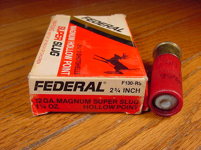 Box Of Federal Super Slug Magnum 12 Gauge Hollow Point Rifled Slugs 12 ...