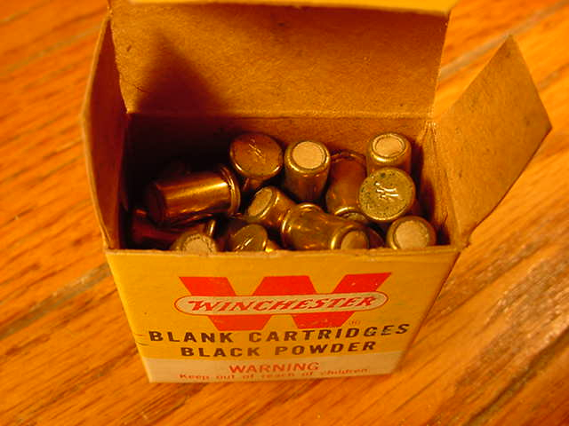 Box Of Winchester Black Powder .22 Short Extra Loud Blank Cartridges ...