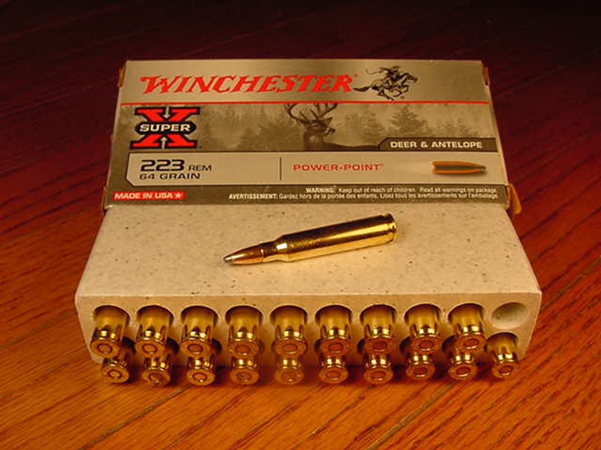 Box Of Winchester Super-X Power Point .223 Rem. Semi-Jacketed Soft ...
